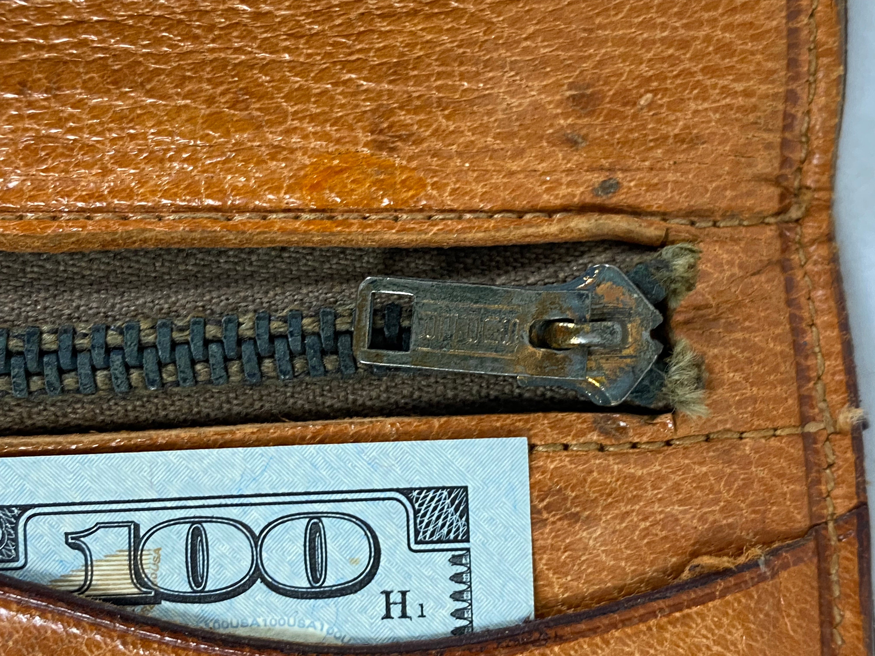 Vintage Wallet 1950s Wallet Vintage Billfold Brown Leather - Etsy