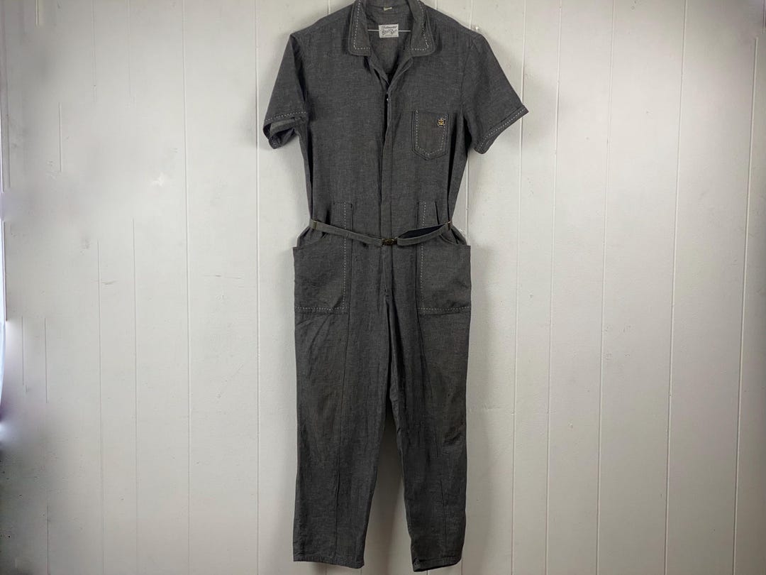 Vintage Coveralls, Size Large, Putter Suit, 1950s Coveralls, Vintage ...