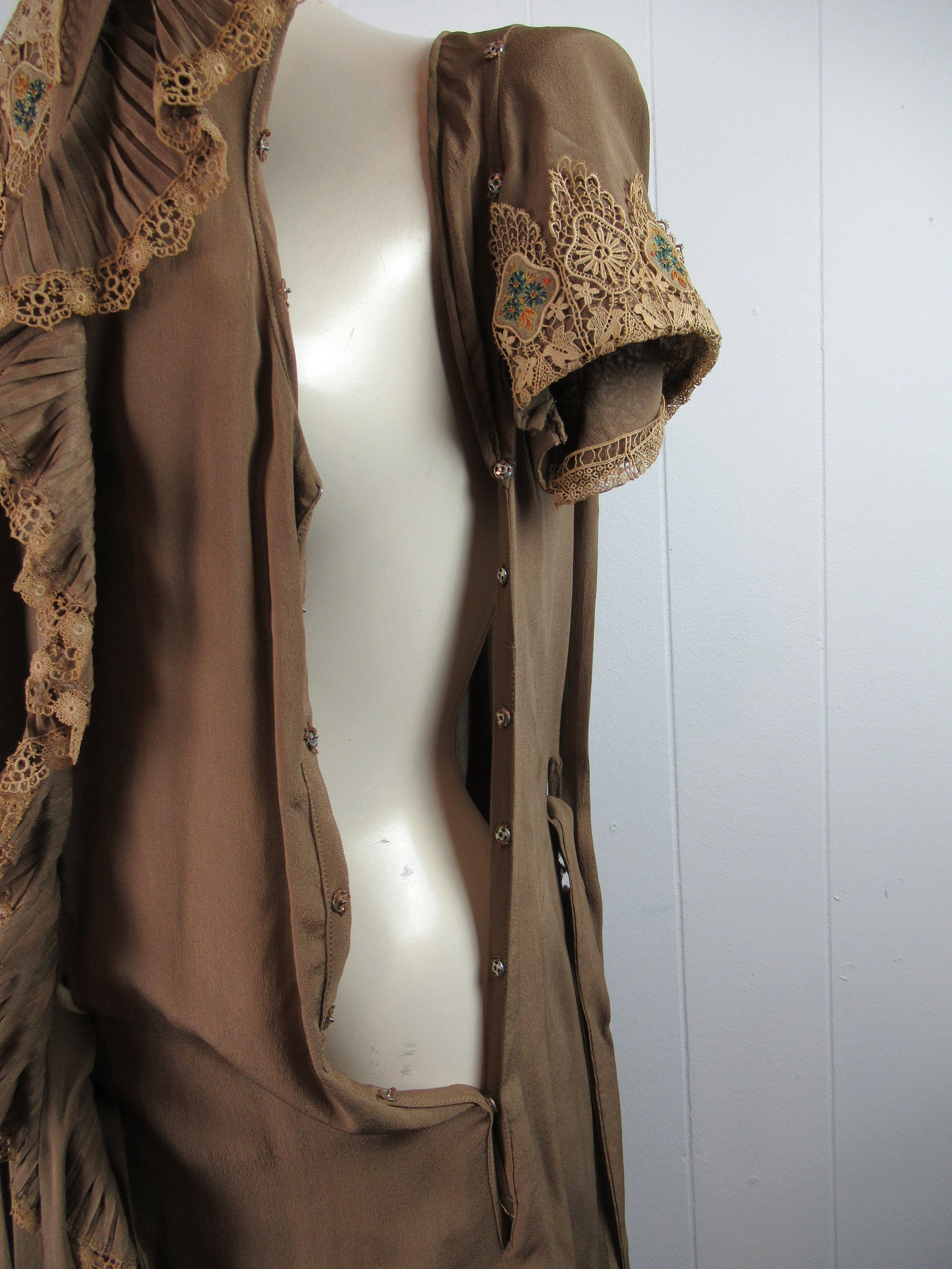 Vintage Dress, 1910s Dress, 1920s Dress, Flapper Dress, Silk Dress ...