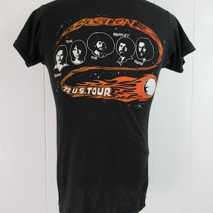 Vintage T Shirt, 1970s T Shirt, Boston T Shirt, Concert Tour T Shirt ...