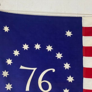 Vintage Flag, 1976 Flag, American Flag, U.S. Flag, Bi-centennial Flag ...