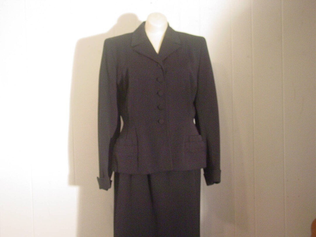 1950s Suit, Women's Suit, Vintage Suit, Rockabilly Suit, Jacket and ...