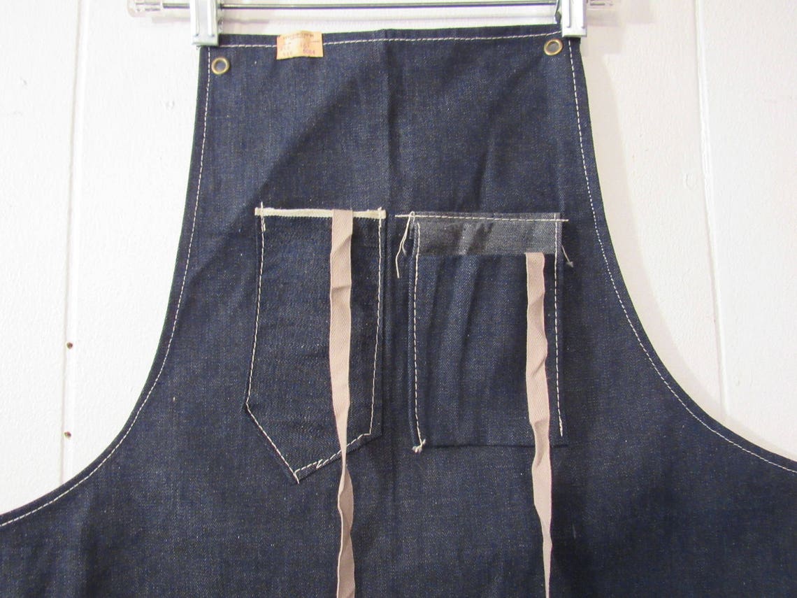 Vintage Workwear 1950s Apron Denim Apron Vintage Apron - Etsy