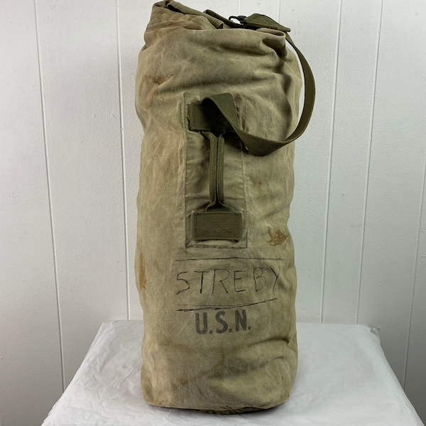 Vintage Military Bag - Etsy