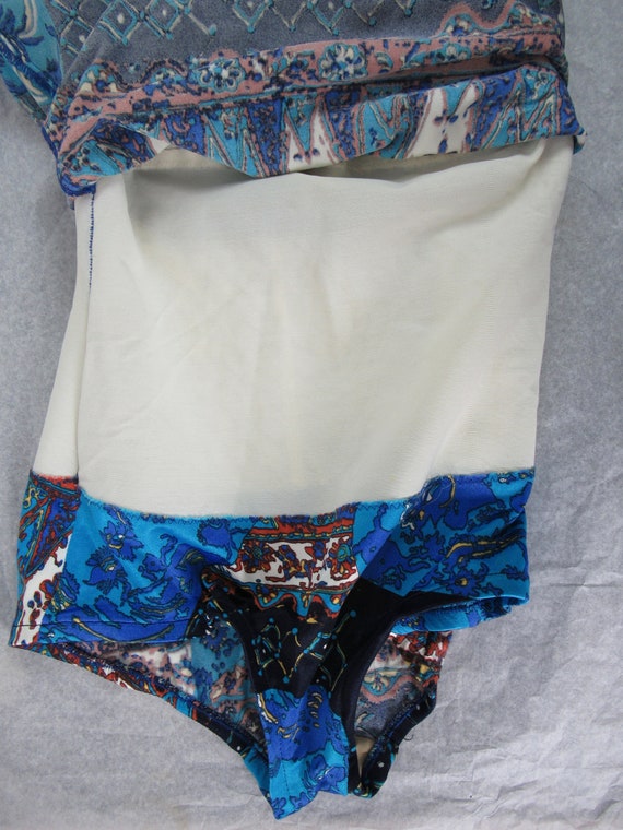 Vintage swimsuit, 1970s bathing suit, one piece, swim… - Gem