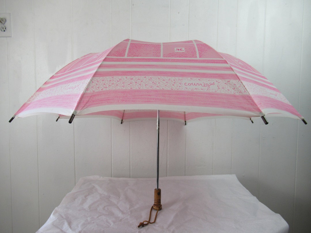 Vintage Umbrella, Courrege Umbrella, 1960s Umbrella, Designer Umbrella ...