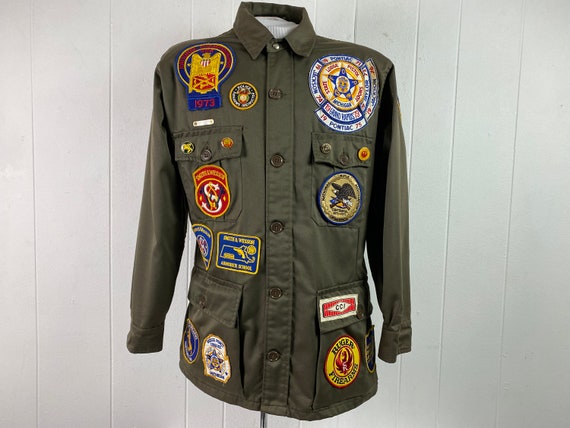 Vintage Jacket Vintage Patches Patches Jacket 10-X Jacket | Etsy
