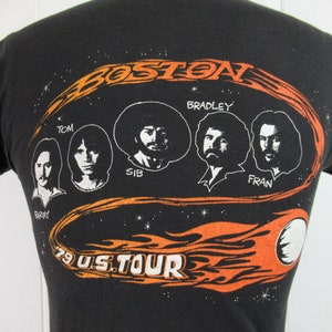 Vintage T Shirt, 1970s T Shirt, Boston T Shirt, Concert Tour T Shirt ...
