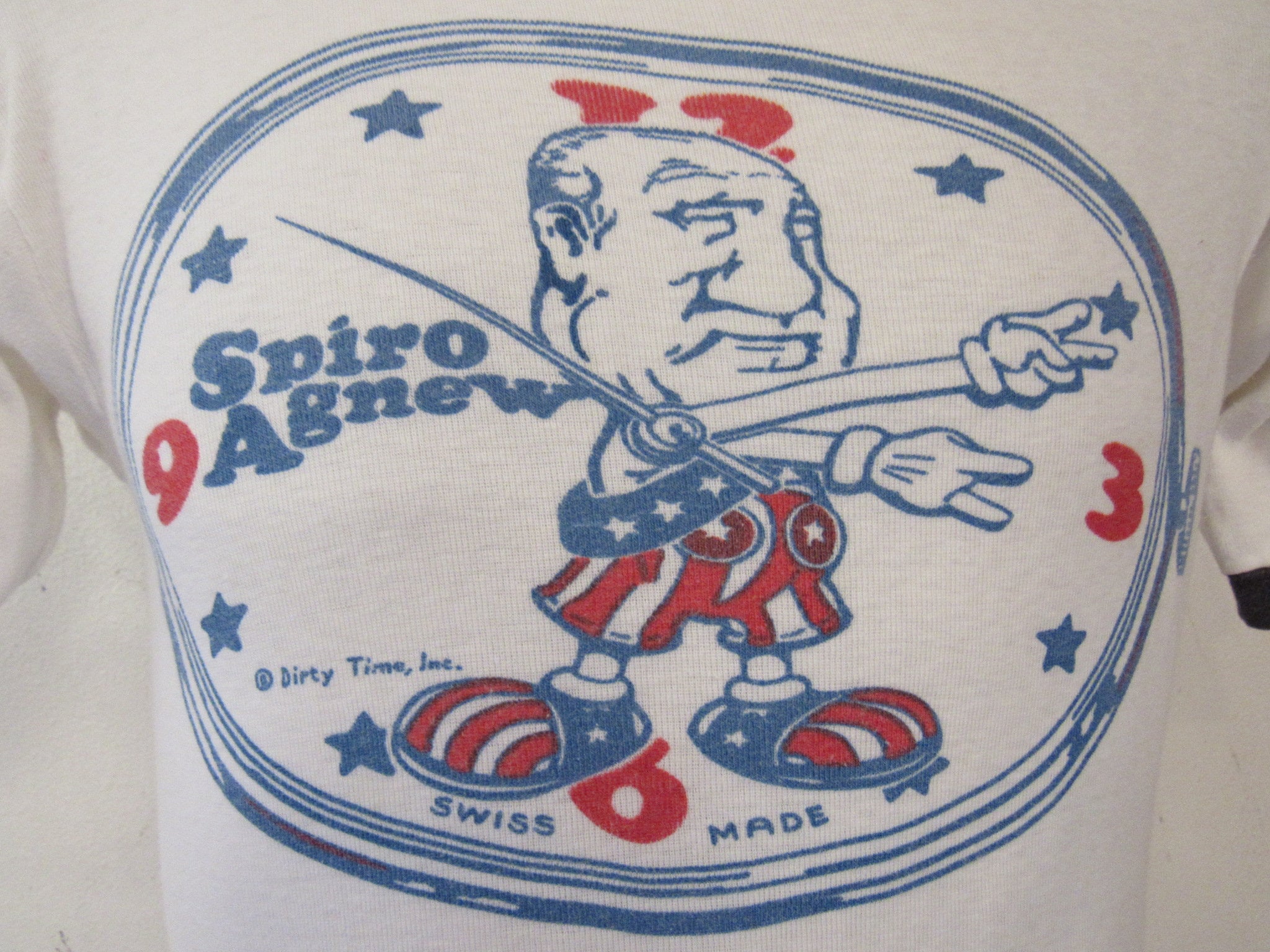 Vintage T Shirt 1970s T Shirt Political T Shirt Spiro Agnew - Etsy