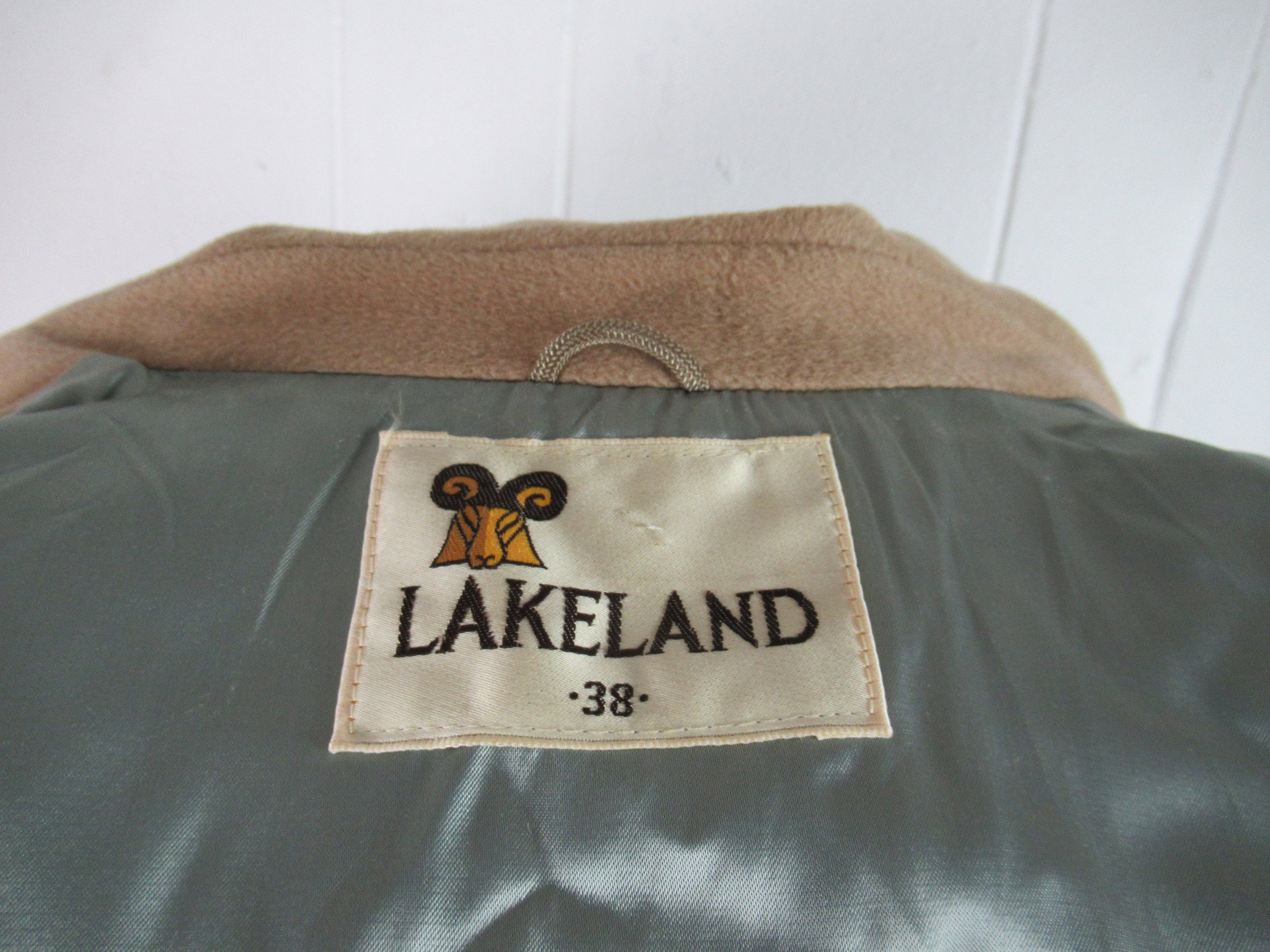 Vintage Jacket Western Jacket Wool and Leather Lakeland - Etsy