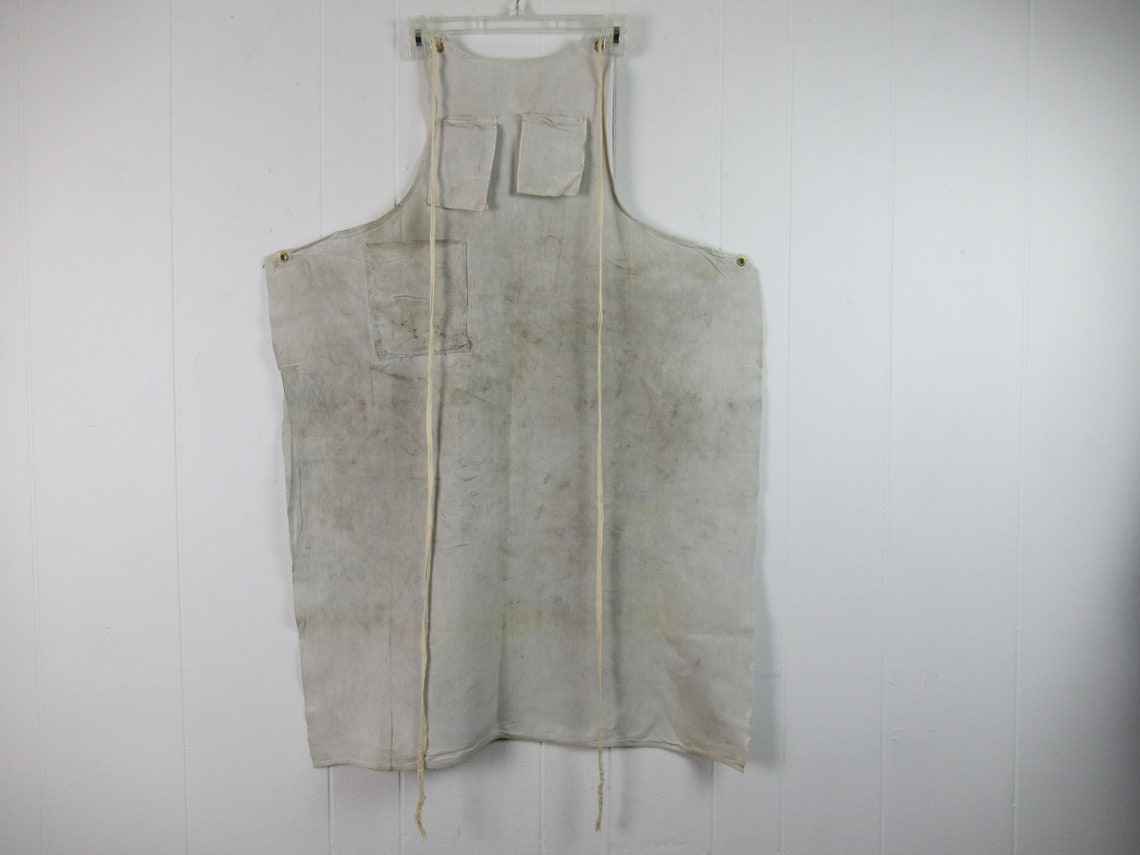 Vintage Apron 1940s Apron Vintage 40s Apron Work Apron - Etsy UK