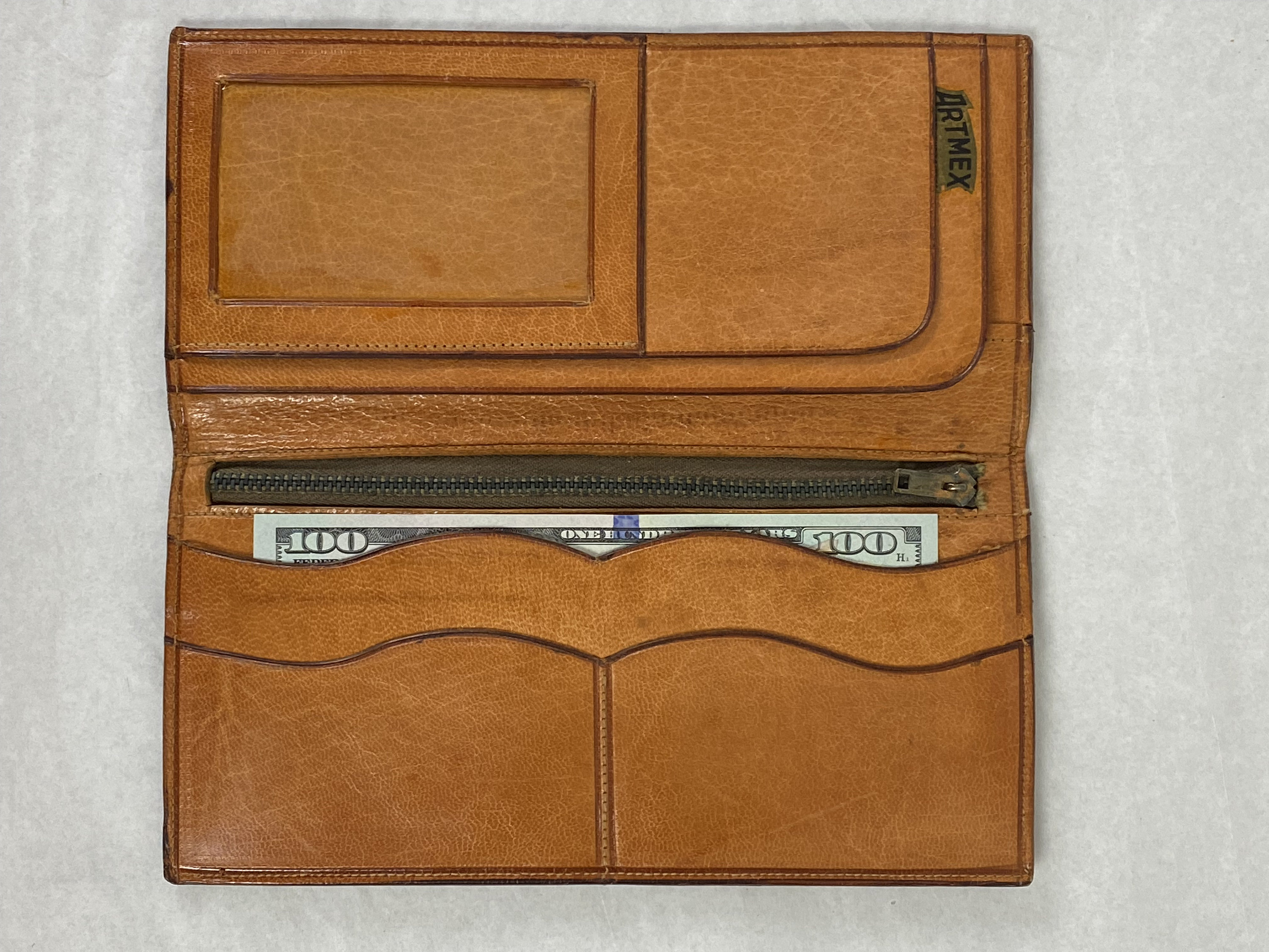 Vintage Wallet 1950s Wallet Vintage Billfold Brown Leather - Etsy