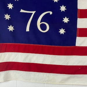 Vintage Flag, 1976 Flag, American Flag, U.S. Flag, Bi-centennial Flag ...
