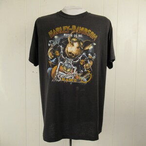 Vintage T Shirt, 3D Emblem, Hawg T Shirt, Harley T Shirt, Motorcycle T ...