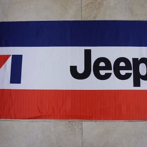 Jeep Willys Cherokee Grand Cherokee Commander Wrangler CJ Banner Flag ...