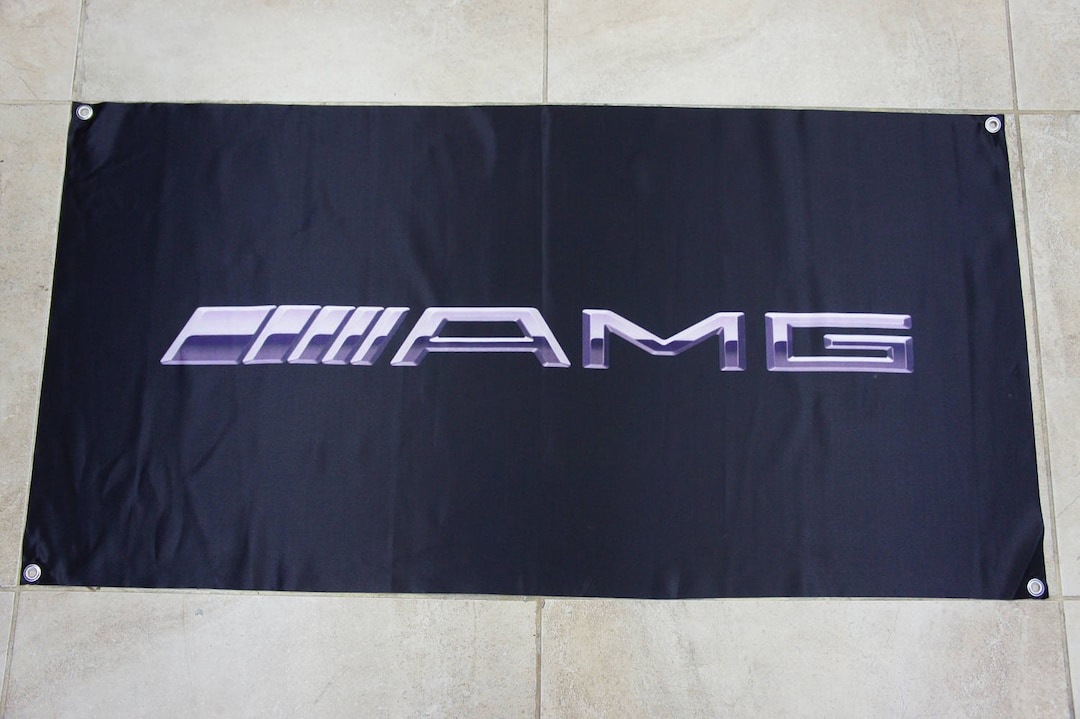 Mercedes Benz Amg Flag CLK SLK GLE W123 W124 W140 W210 W202 W210 W220 ...
