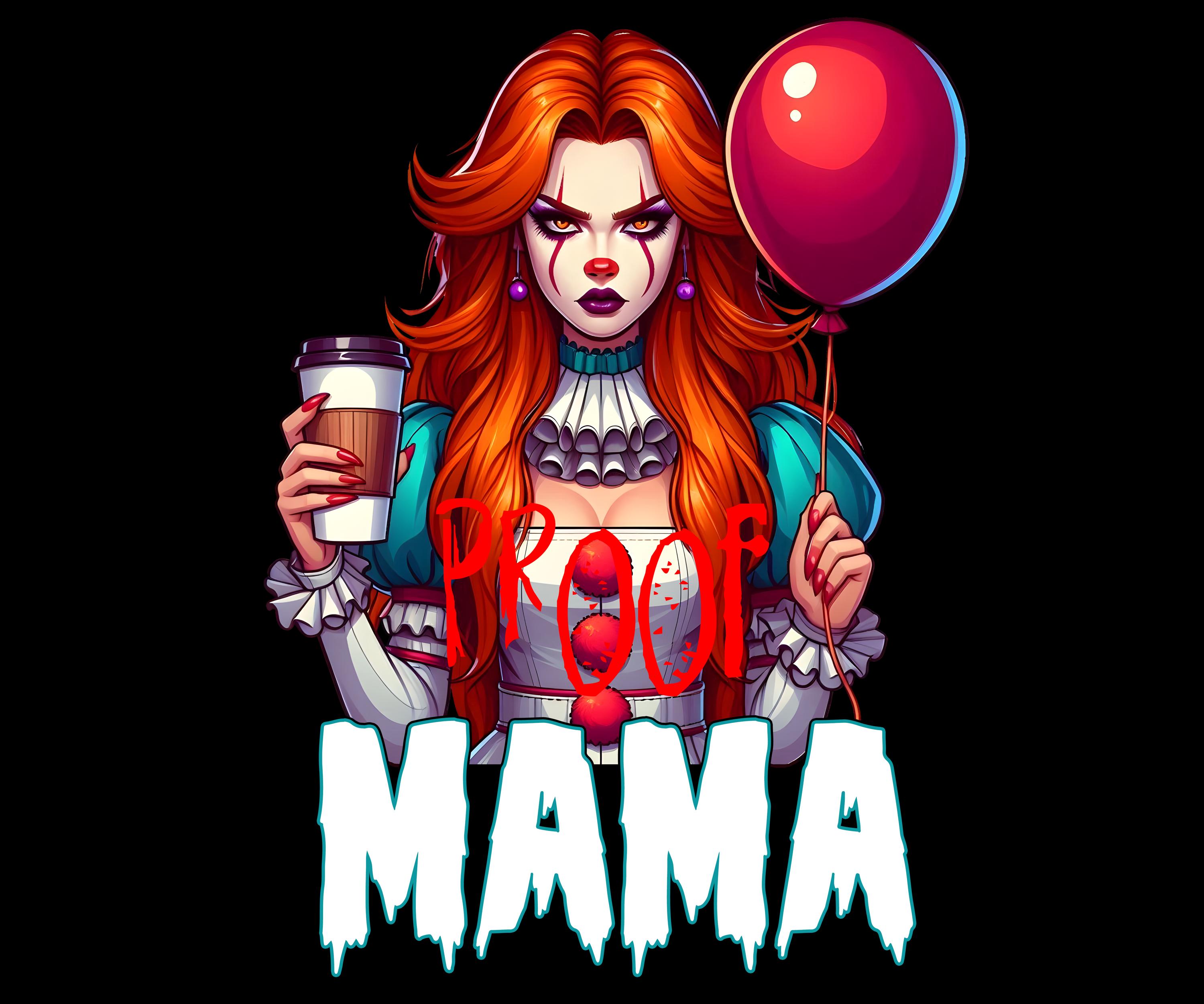 The IT Mama PNG Digital Download Horror Cute Ladies Sassy Mom Cute ...