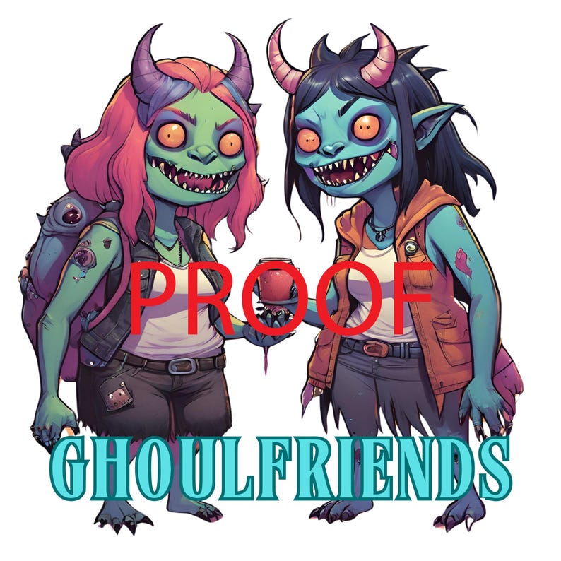 Ghoulfriends PNG - Etsy
