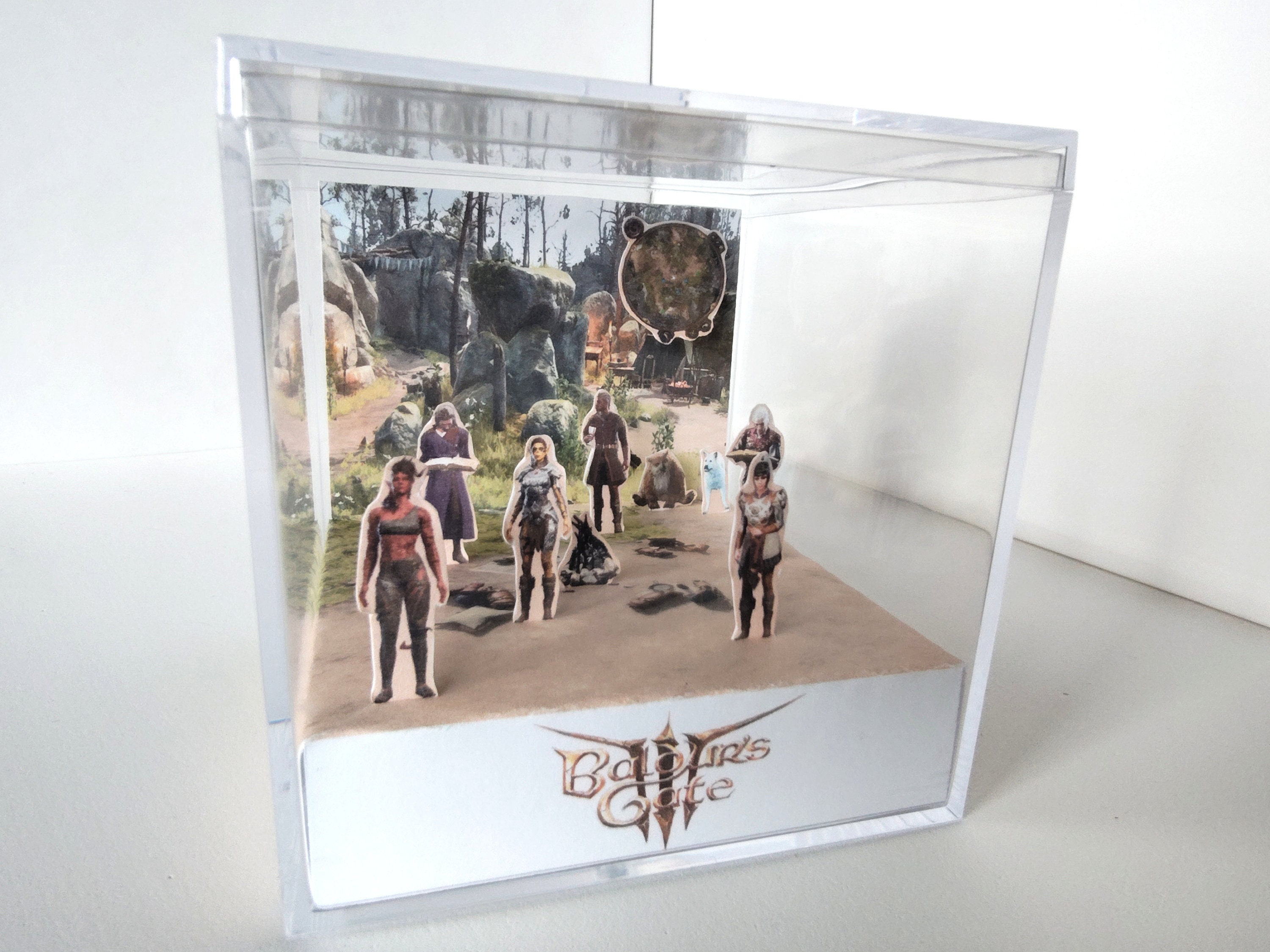 DIY Baldur's Gate 3 Camp Gaming 3D Cube Diorama BG3 Do It Yourself Kit ...