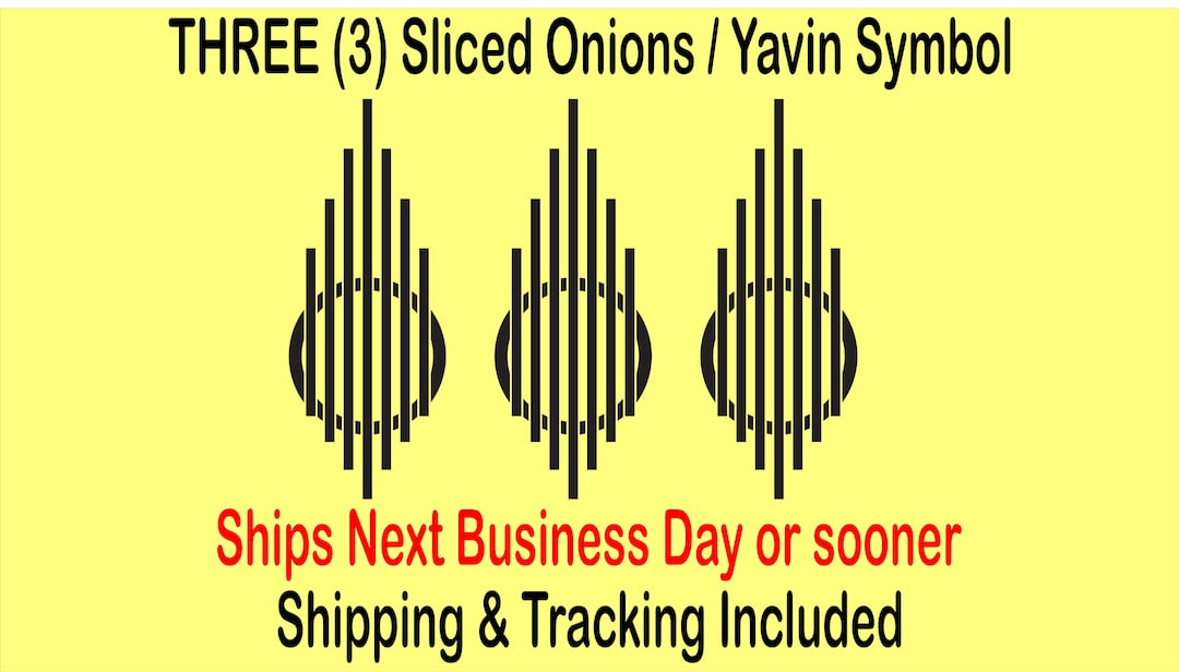 Yavin Symbol Vinyl Decal Sticker - Sliced Onion, Stencil Star Wars ...