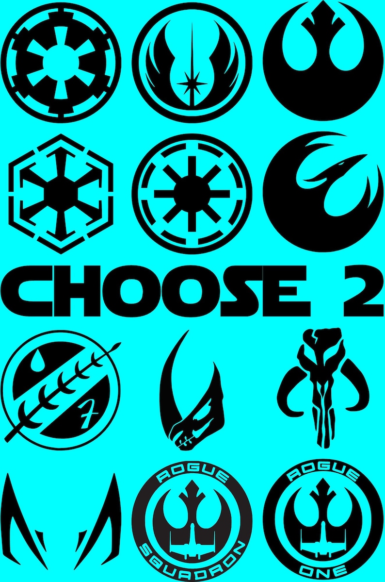 Star Wars Vinyl Decal, 3" Logo Cosplay Stickers for Cellphone, Laptop ...