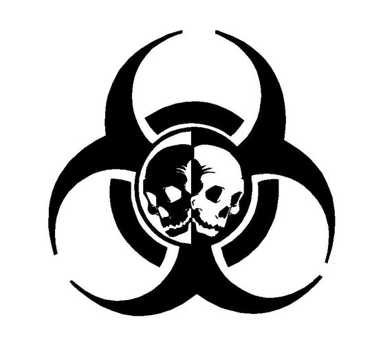 Biohazard Zombie Symbol