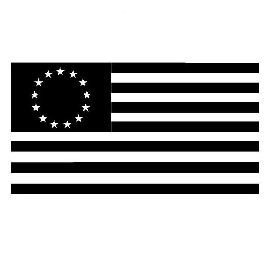 Betsy Ross American Flag Vinyl Decal, Patriotic 1776 Sticker Car Truck ...