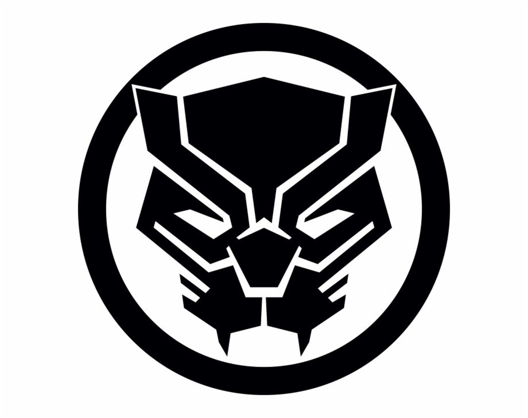 Black Panther With Fangs Logo Symbol Vinyl Decal Sticker FREE SHIPPING ...