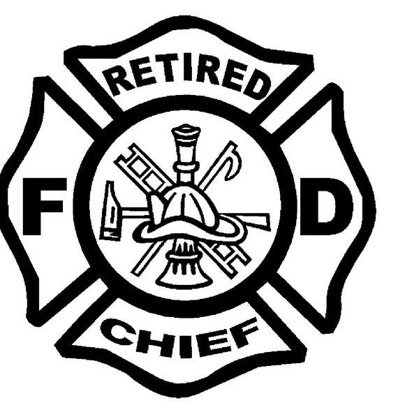 Fire Dept Decal - Etsy