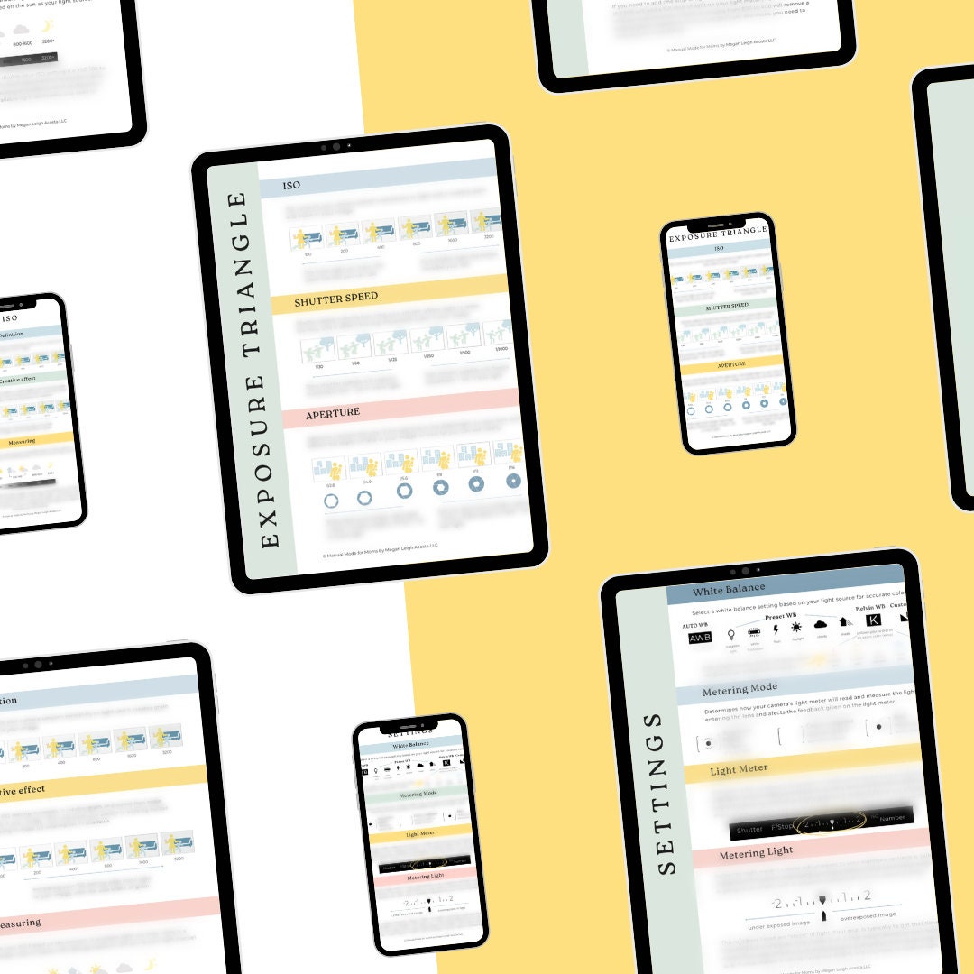 Manual Mode Photography Cheat Sheets - Etsy