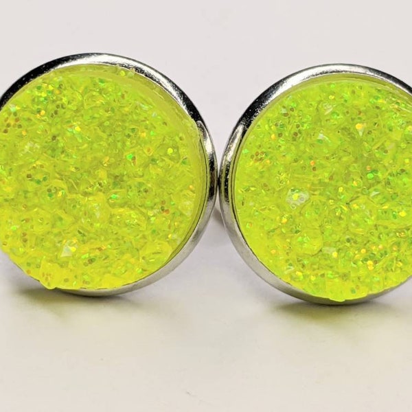 Neon Earrings - Etsy