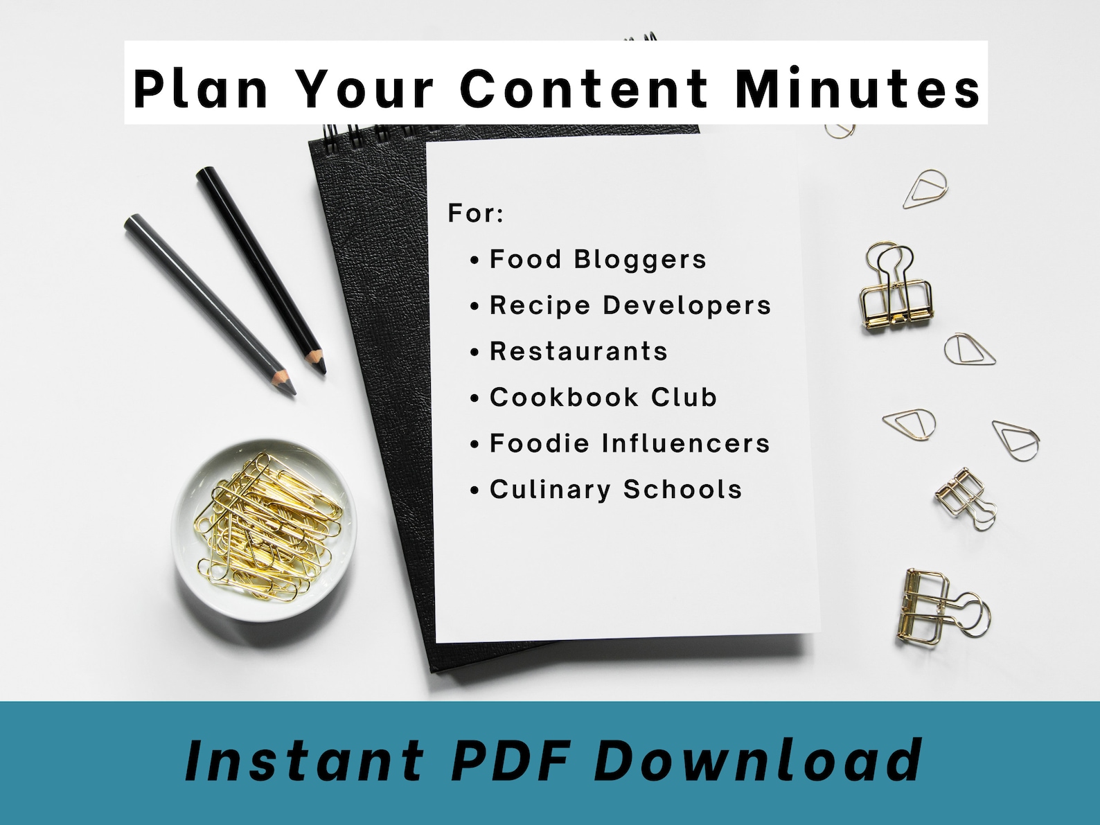 2025 Foodie Content Calendar | Digital PDF Instant Download | Food ...