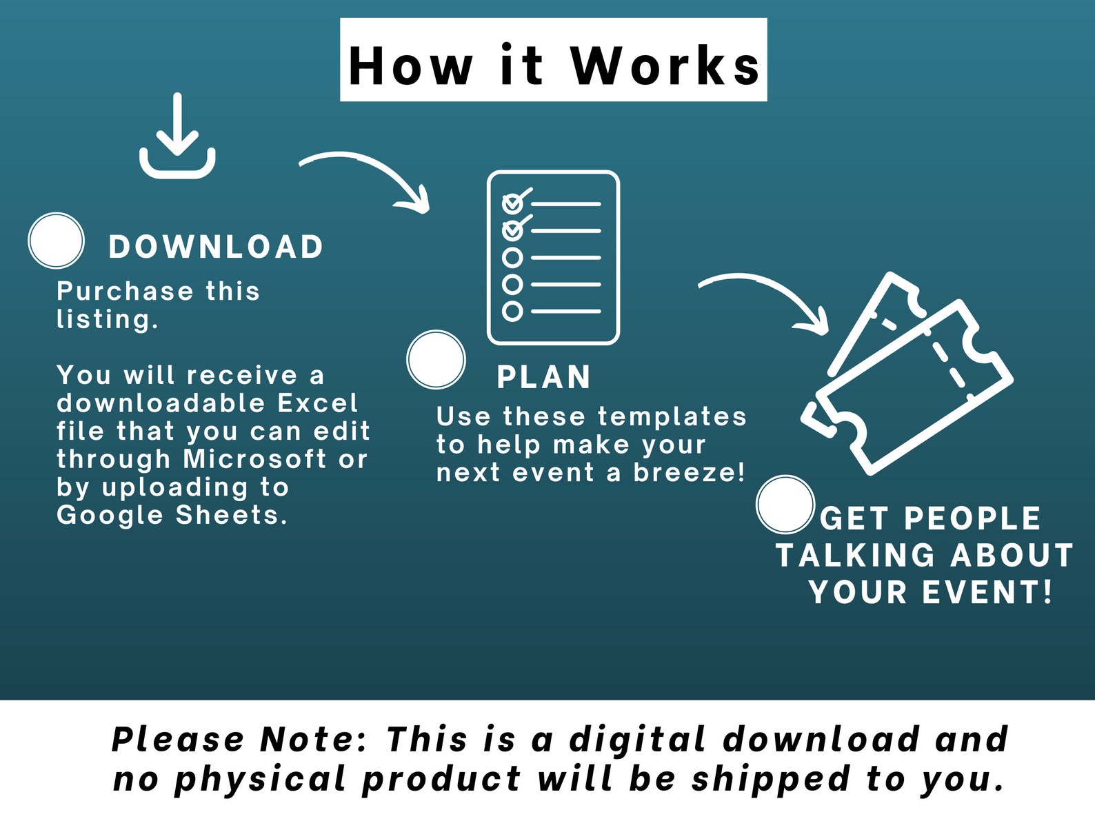 Event Marketing Checklist | Digital Instant Download | Event Manager ...