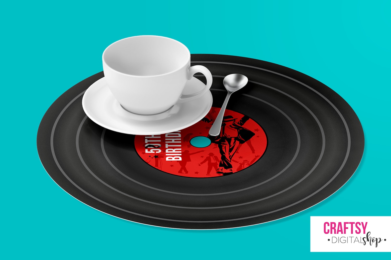 Michael Jackson Vinyl Record Placemat Template. Measures 39 Cm. - Etsy
