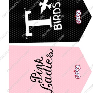 Digital Banner Template for Grease Themed Party. - Etsy Australia