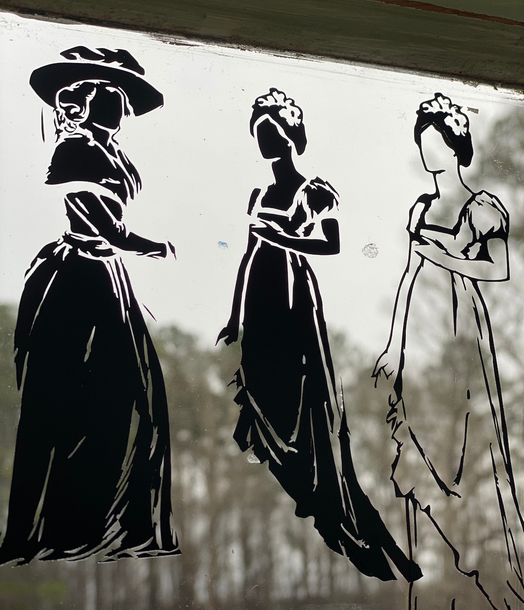 Colonial Regency Lady Decal - Etsy