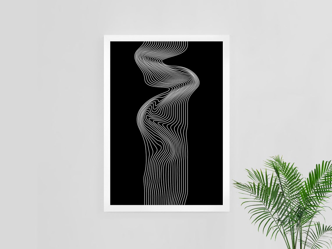 Abstract Lines Printable Art, Wall Prints, Minimal Prints, Wall Decor ...