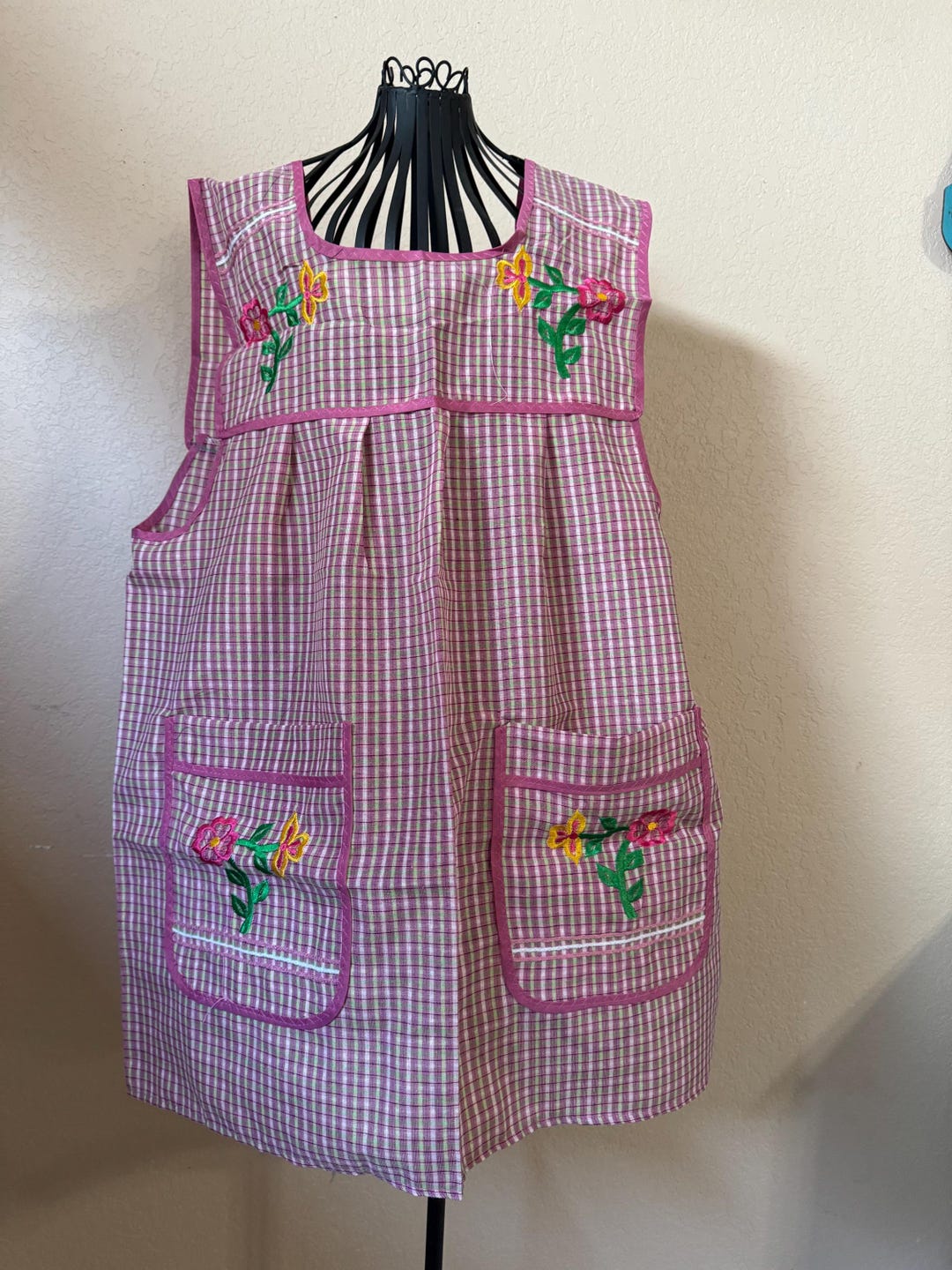 Mexican Apron, Authentic Mexican Apron, Babero Mexicano De Mujer ...