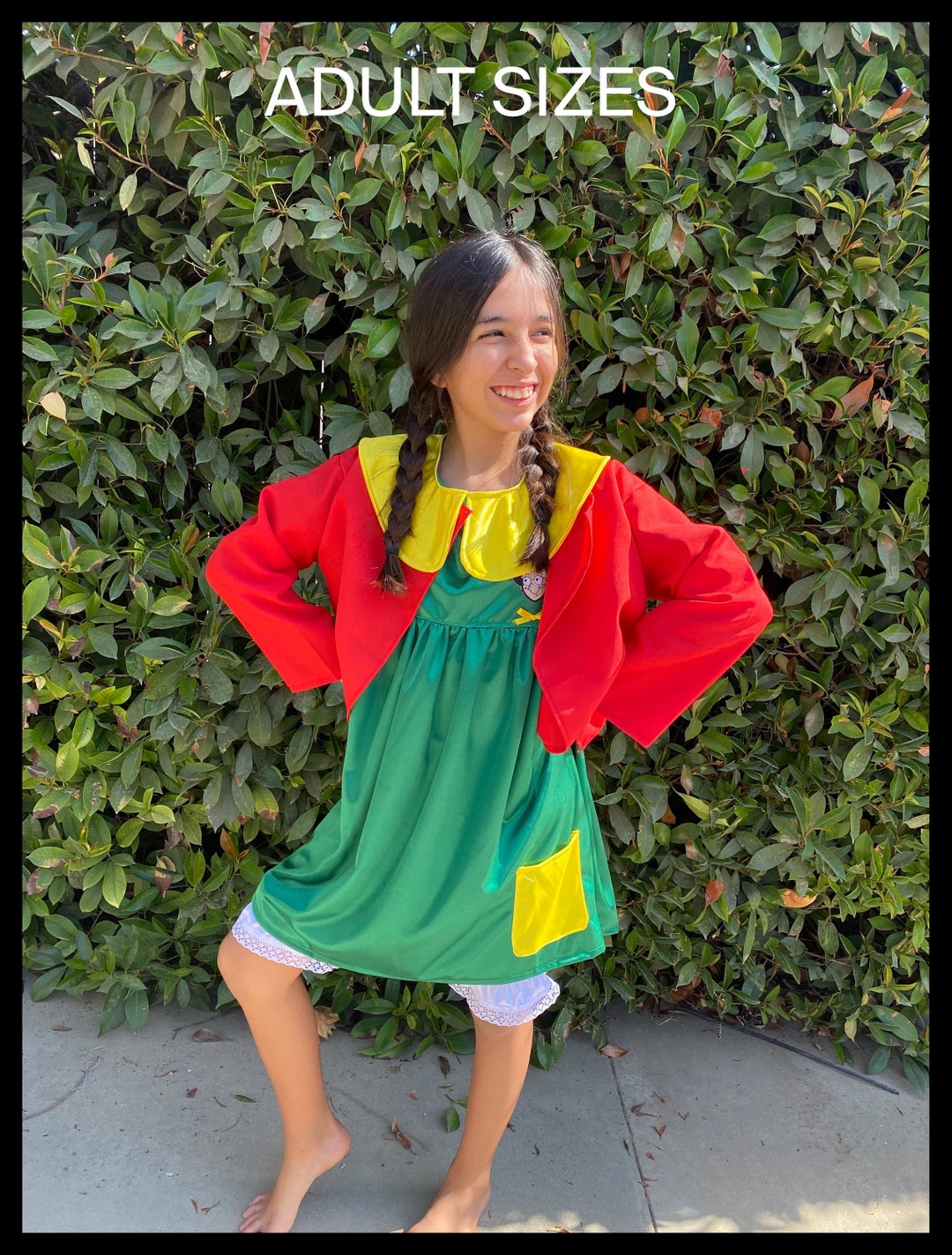 Chilindrina Costume for Adults - Chavo Del Ocho Inspired - Etsy