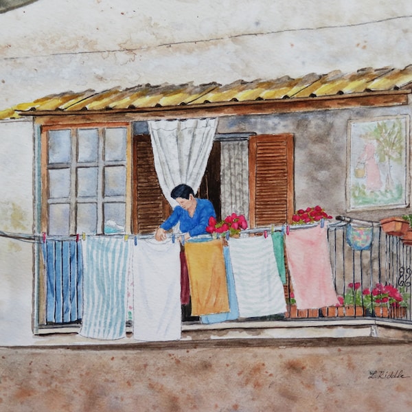 Laundry Painting - Etsy