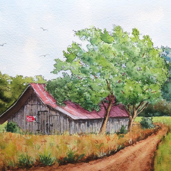 Watercolor Ad Art - Etsy