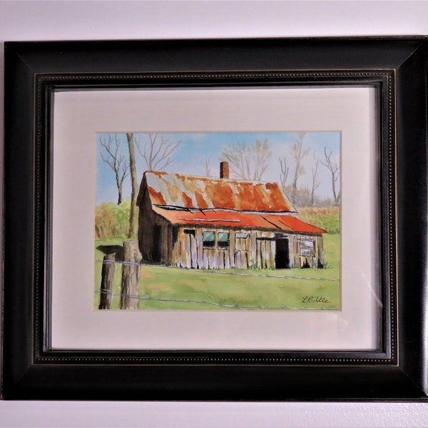 Old Barn Painting - Etsy