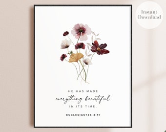 Ecclesiastes 3:11, He Has Made Everything Beautiful in Its Time ...