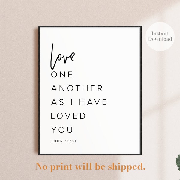 Love One Another - Etsy