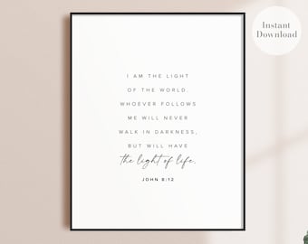 I Am Light of World - Etsy