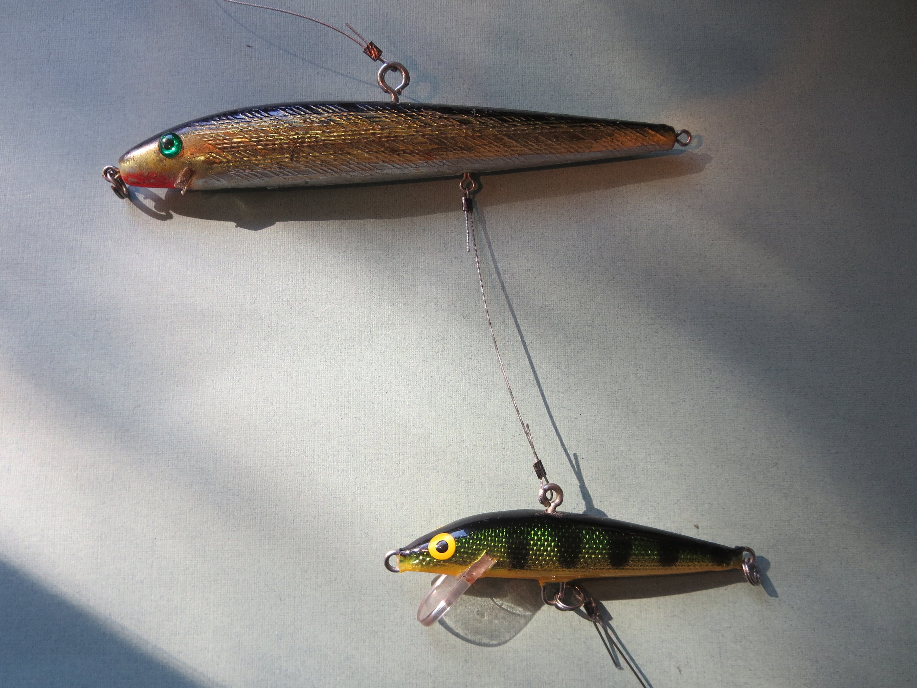 MANCAVE MOBILE Let's Go Fishing Real Lures & Pole - Etsy