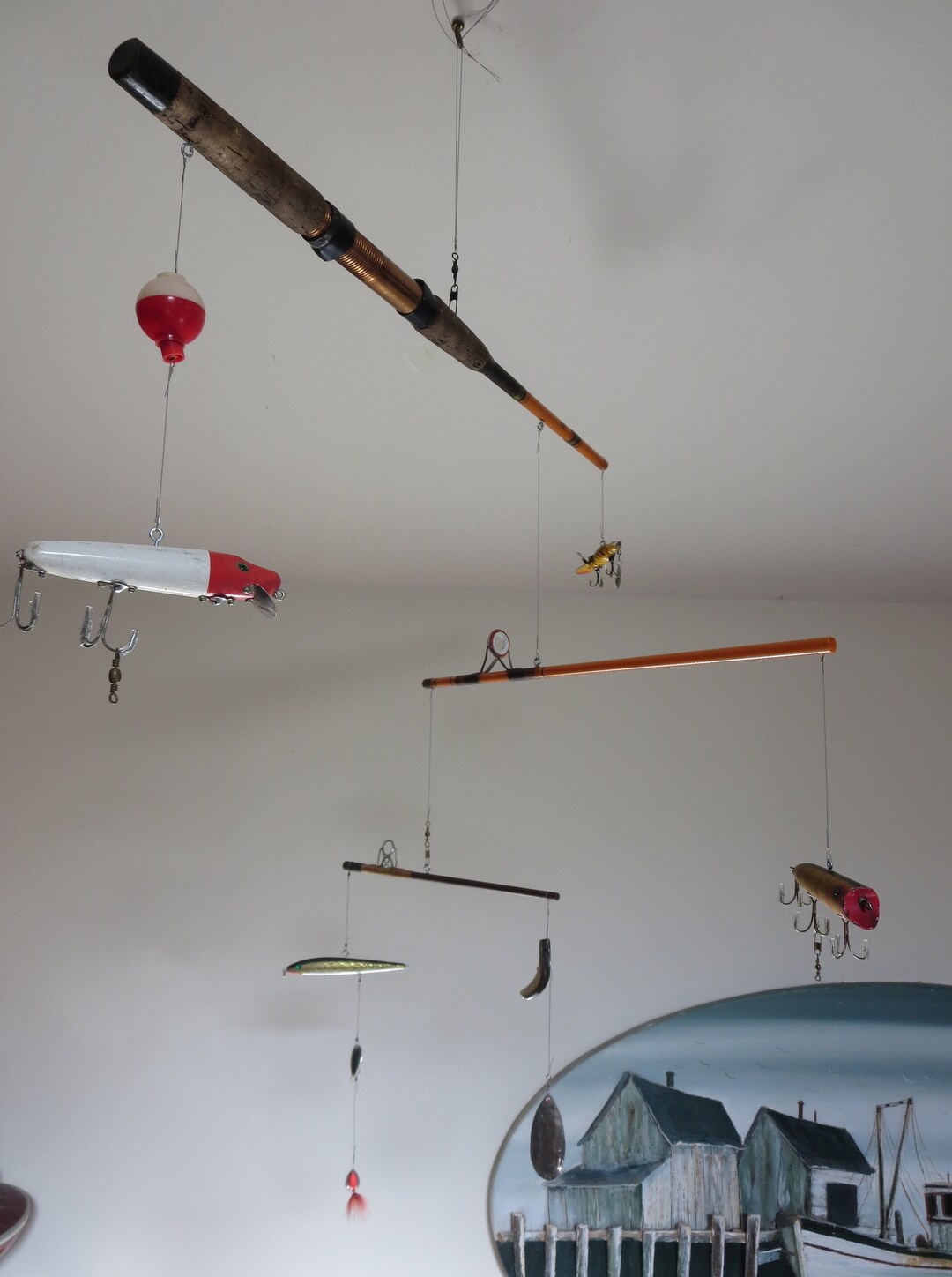 MANCAVE MOBILE Let's Go Fishing!! Real Lures & Pole!! - Etsy