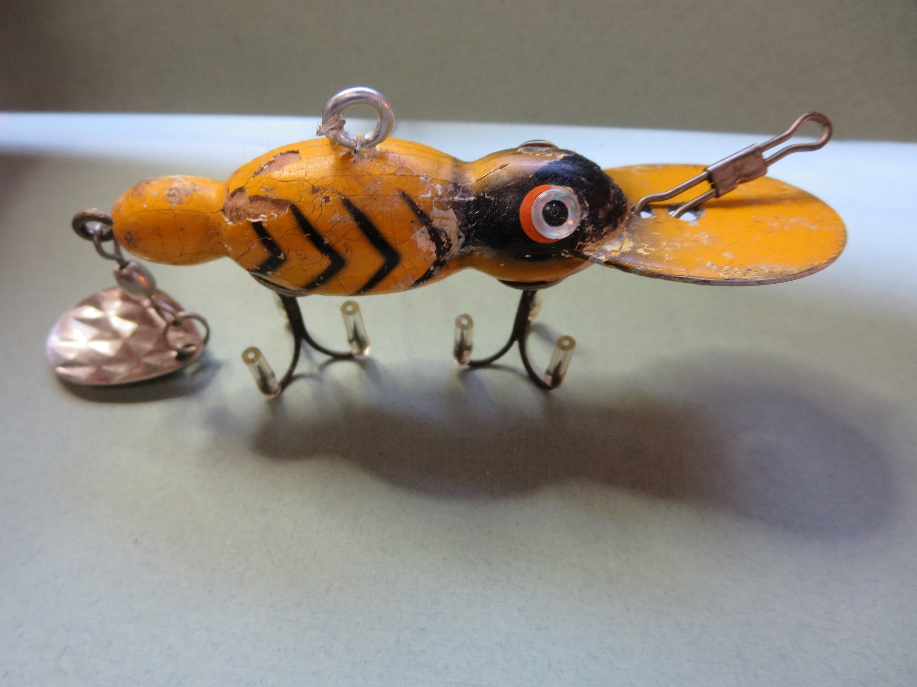 MANCAVE MOBILE Let's Go Fishing Real Lures & Pole - Etsy
