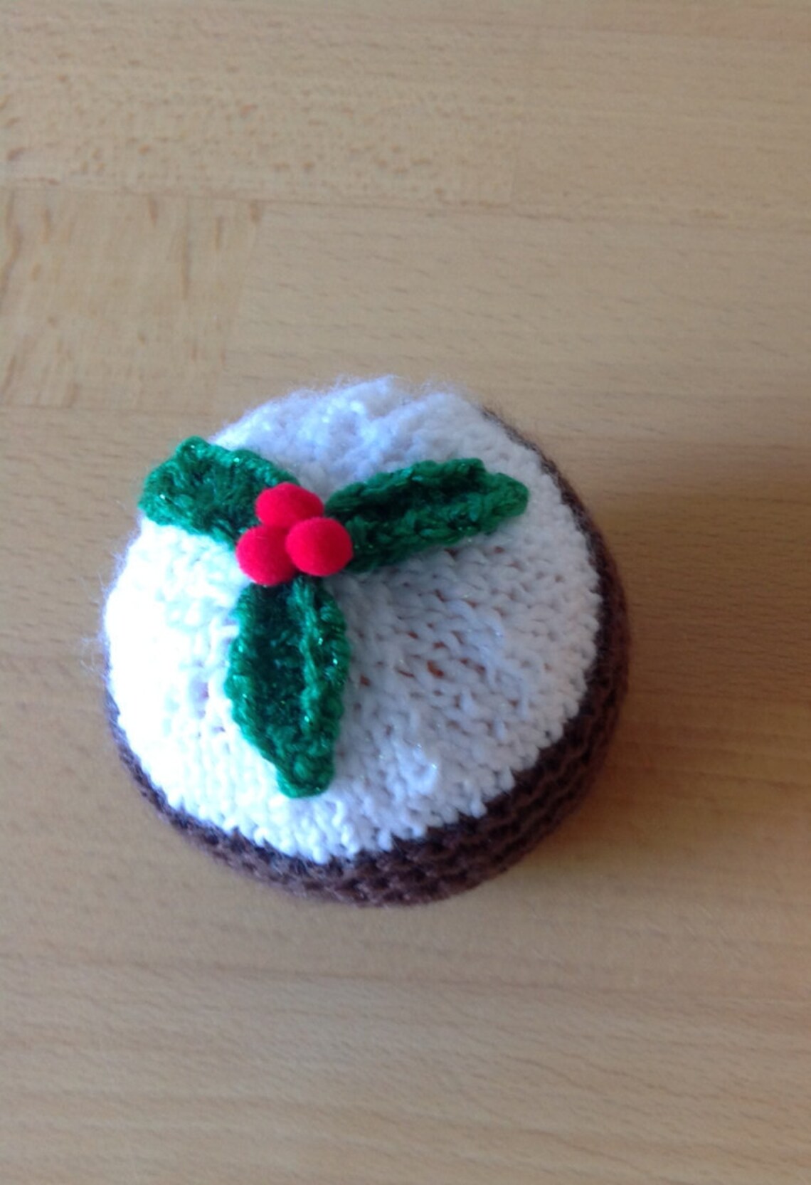 Hand Knitted Christmas Pudding Decorative Cover for a - Etsy