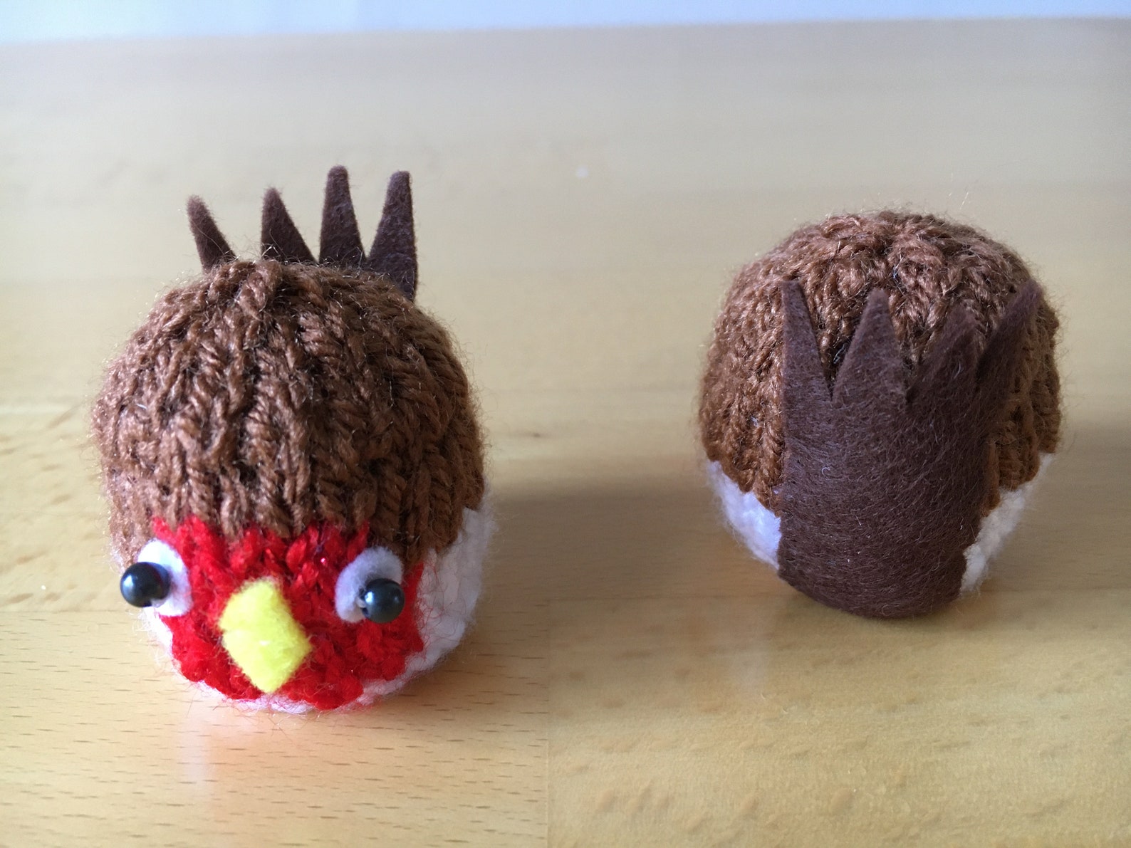 A Cute Hand Knitted Robin to Cover a Ferrero Rocher Chocolate. - Etsy UK